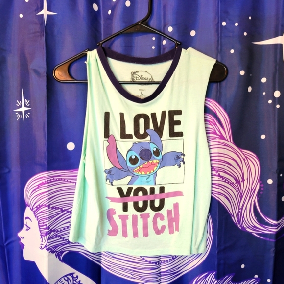 Disney | Tops | Lilo Stitch Croptop | Poshmark